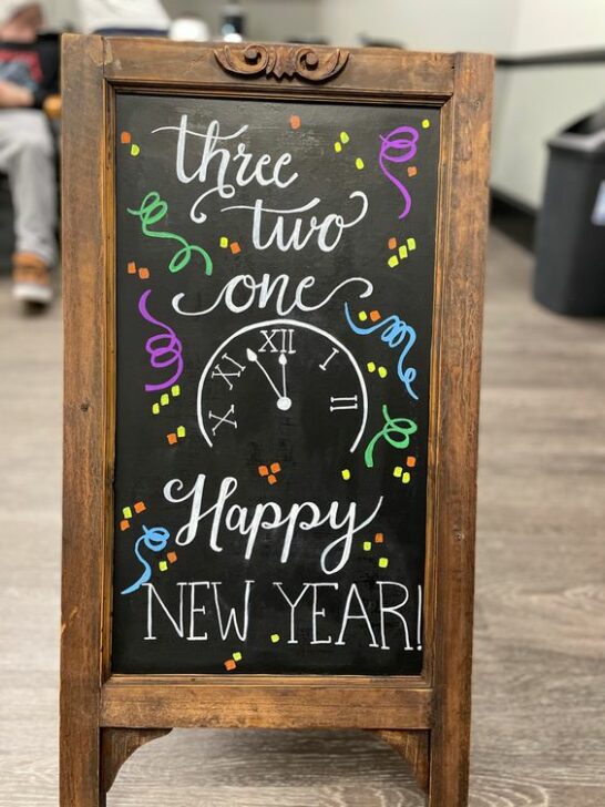 New Year Chalkboard Art Ideas | Today's Creative Ideas