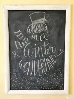 Winter Chalkboard Art Ideas | Today's Creative Ideas