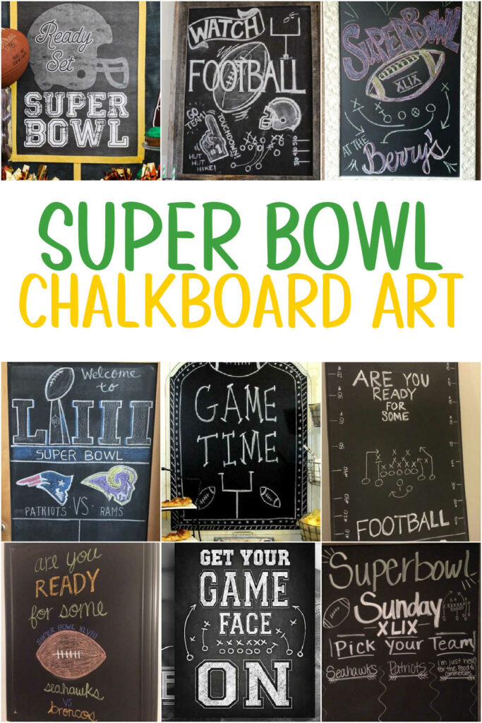 Super Bowl Chalkboard Ideas | Today's Creative Ideas