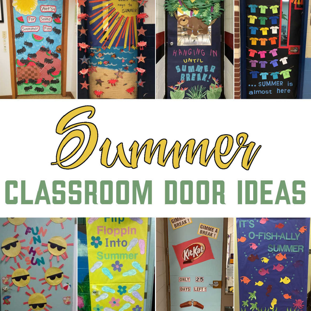 Summer Classroom Door Summer Classroom Door Classroom Door Summer