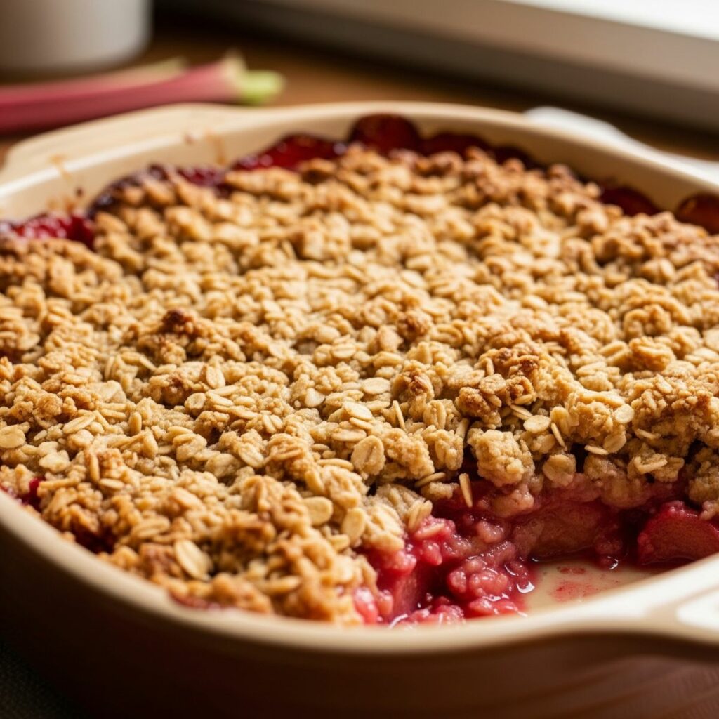 Best Rhubarb Crisp Recipe (Easy and Delicious!) | Today's Creative Ideas